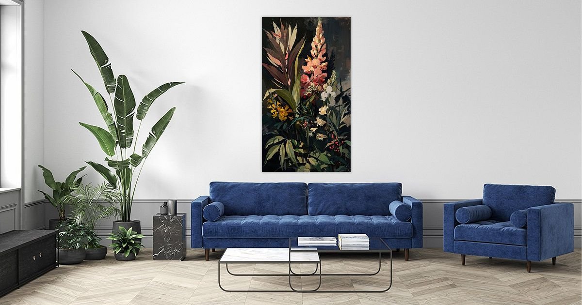 Lente Bloemen van De Mooiste Kunst op canvas, behang en meer